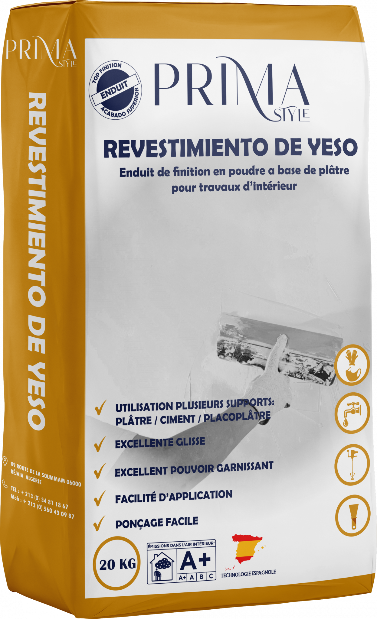 REVESTIMIENTO DE YESO – Finition - Prima Style